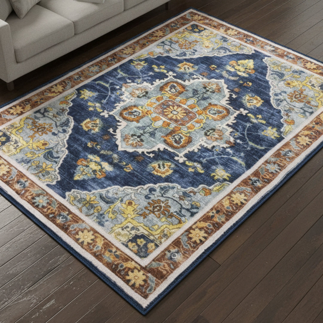 Muddy Mat® Mosaic Washable Area Rugs for Living Room, Bedroom & Dining