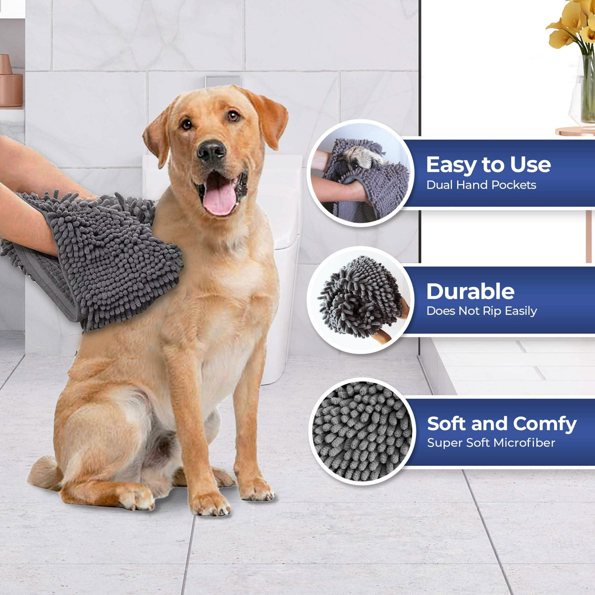 Best Shammy Dog Towel | Doggy Towel - Muddy Mat®