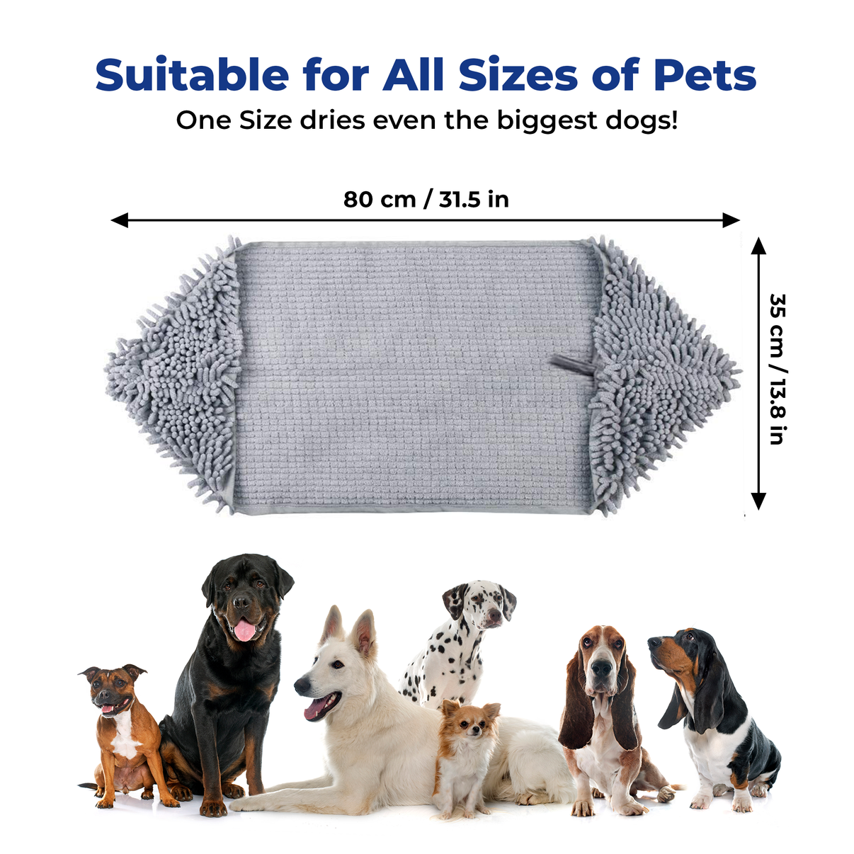 Best Shammy Dog Towel | Doggy Towel - Muddy Mat®